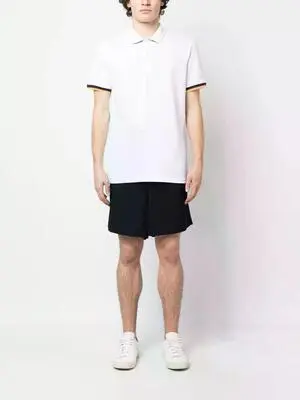 K-WAY Logo-patch Polo Shirt - White