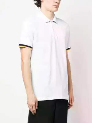 K-WAY Logo-patch Polo Shirt - White