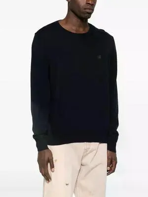 Etro Embroidered-logo Sweater - Blue