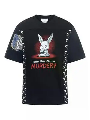 MARINE SERRE Regenerated Graphic T-shirt - Black