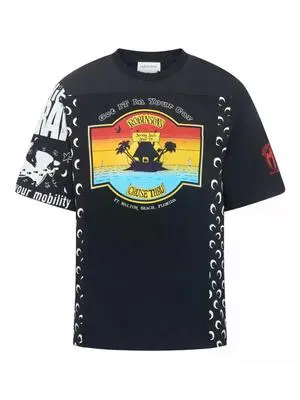 MARINE SERRE Regenerated Graphic T-shirt - Black