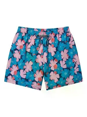 BOARDIES Floral-print Swim Shorts - Blue