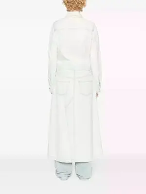 MAISON MARGIELA Single-stitch Denim Maxi Coat
