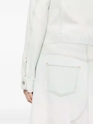 MAISON MARGIELA Single-stitch Denim Maxi Coat