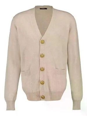 Balmain Button-up Cardigan - Neutrals