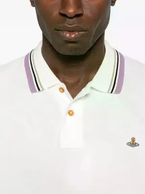 VIVIENNE WESTWOOD Orb-embroidered Polo Shirt