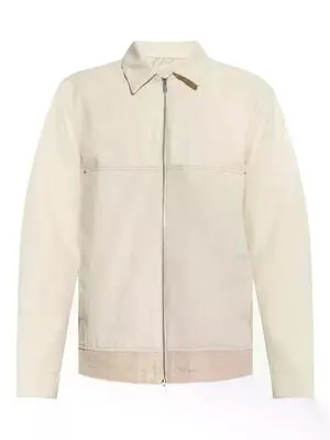 Moncler Zip-up Bomber Jacket - Neutrals