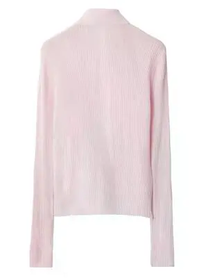 Burberry Buttoned Ribbed Cardigan