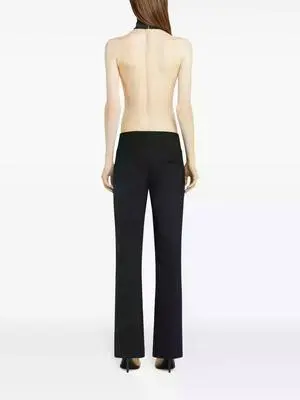 COURREGES Belted Flared Trousers