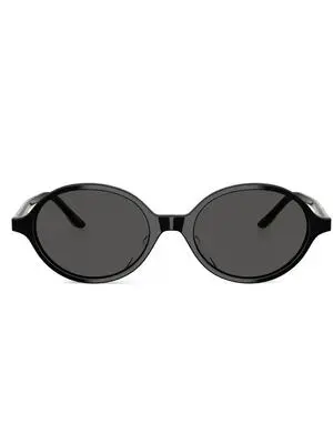 Oliver Spencer Round Frame Sunglasses - Black