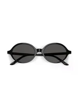 Oliver Spencer Round Frame Sunglasses - Black