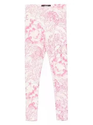Versace Underwater Barocco-print Leggings