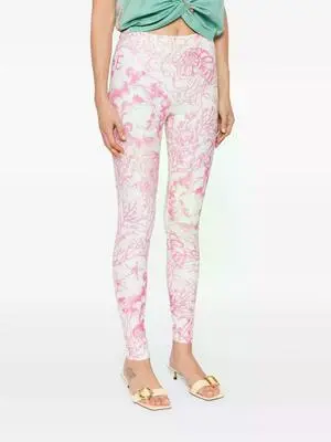 Versace Underwater Barocco-print Leggings