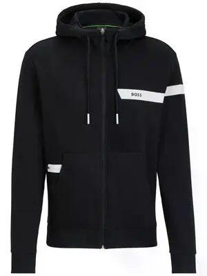 BOSS Logo Stripe-print Hoodie