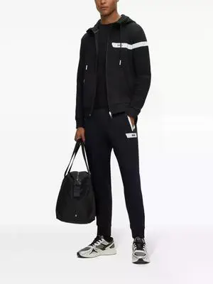 BOSS Logo Stripe-print Hoodie