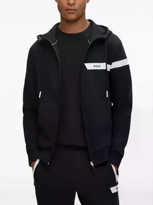 BOSS Logo Stripe-print Hoodie