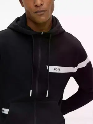 BOSS Logo Stripe-print Hoodie