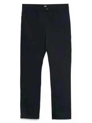BOSS Cotton-blend Straight-leg Trousers