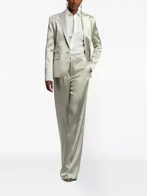 Ralph Lauren Satin Tailored Trousers - Neutrals