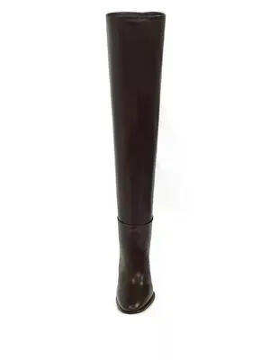 LE SILLA 110mm Elsa Leather Boots - Black