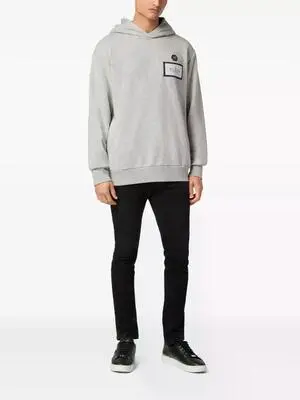 Philipp Plein Appliqué Hooded Sweatshirt