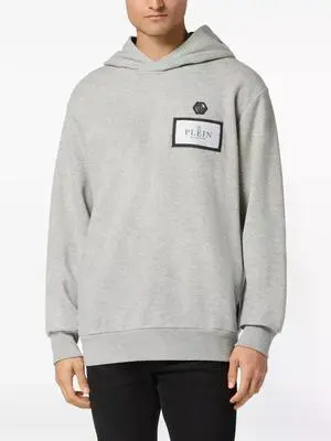 Philipp Plein Appliqué Hooded Sweatshirt