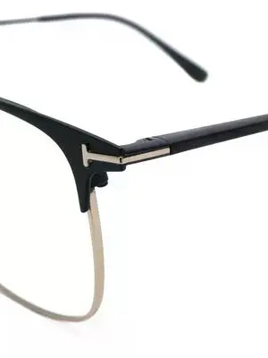 TOM FORD Square Half Rim Eyeglasses