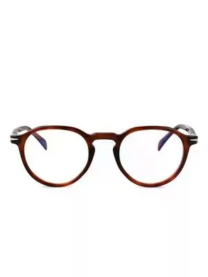 DB EYEWEAR BY DAVID BECKHAM Round-frame Glasses - Brown