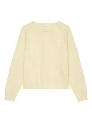 Marc O'polo Textured Crew-neck Sweater - Yellow