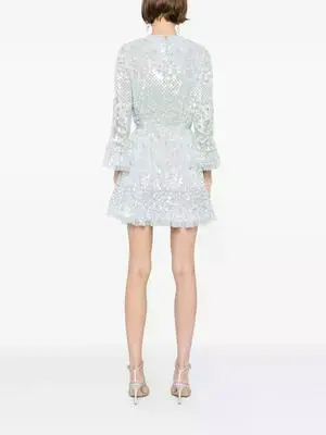 NEEDLE & THREAD Sequin Embellished Dress