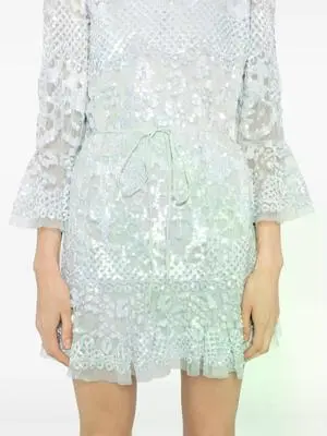 NEEDLE & THREAD Sequin Embellished Dress