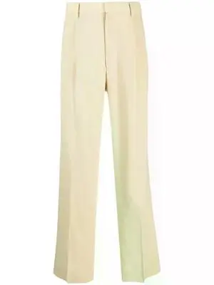 Auralee Hard Twist Viyella Wool Trousers