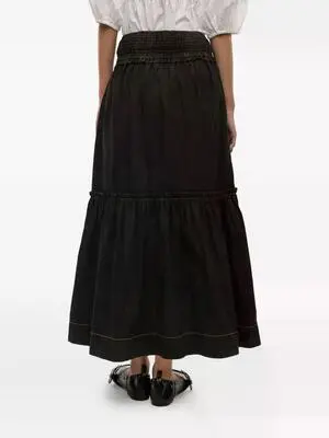 GANNI Panelled A-line Skirt