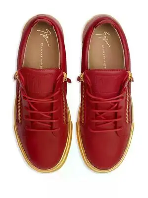 GIUSEPPE ZANOTTI Frankie Double-zip Low-top Sneakers
