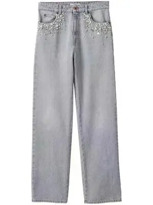 Miu Miu Embroidered Jeans For Women