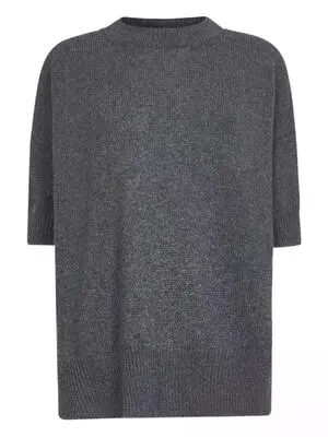 JIL SANDER Cashmere Short Sleeve T-shirt