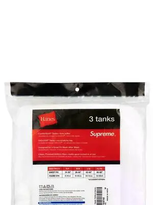Supreme Hanes Three-pack Tank Tops