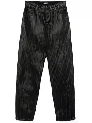 MUGLER Waxed Jeans
