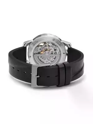 FOB PARIS Automatic Stainless Steel Skeleton Watch