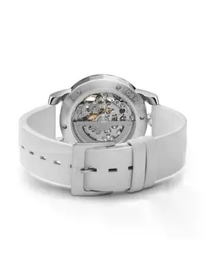 FOB PARIS Stainless Steel Automatic Skeleton Watch