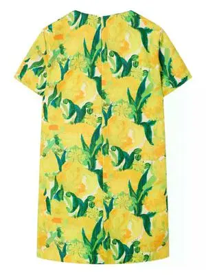 La DoubleJ Swing Lemon-print Mini Dress - Yellow