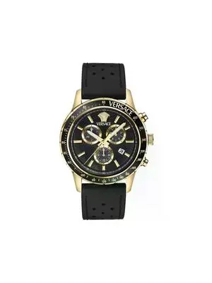 Versace Sport Chrono Automatic Chronograph Watch - Black