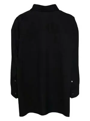 DARKPARK Button-up Wool Polo Top