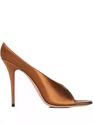 Amina Muaddi 105mm Anok Peep-toe Sandals