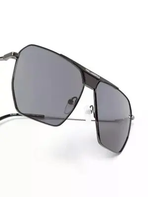 Karl Lagerfeld Logo-print Aviator Sunglasses