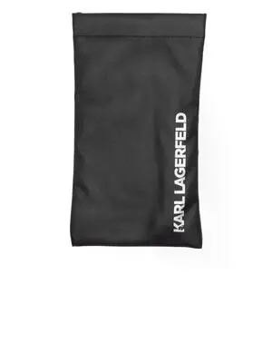 Karl Lagerfeld Logo-print Aviator Sunglasses