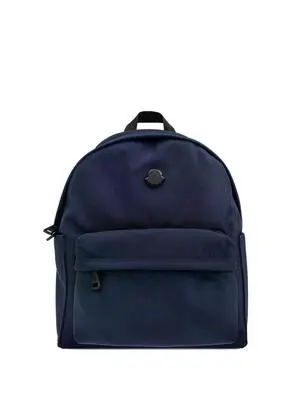 Moncler Pierrick Logo-Patch Backpack Blue
