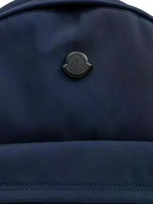Moncler Pierrick Logo-patch Backpack - Blue
