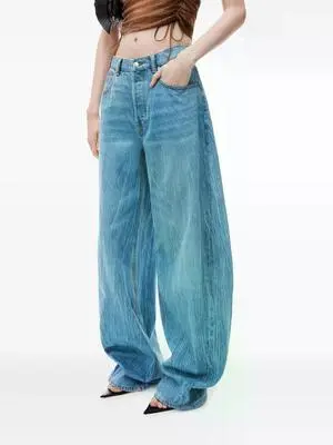 Alexander Wang Low-rise Wide-leg Jeans