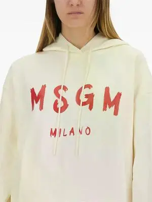 MSGM Logo-print Drawstring Hoodie